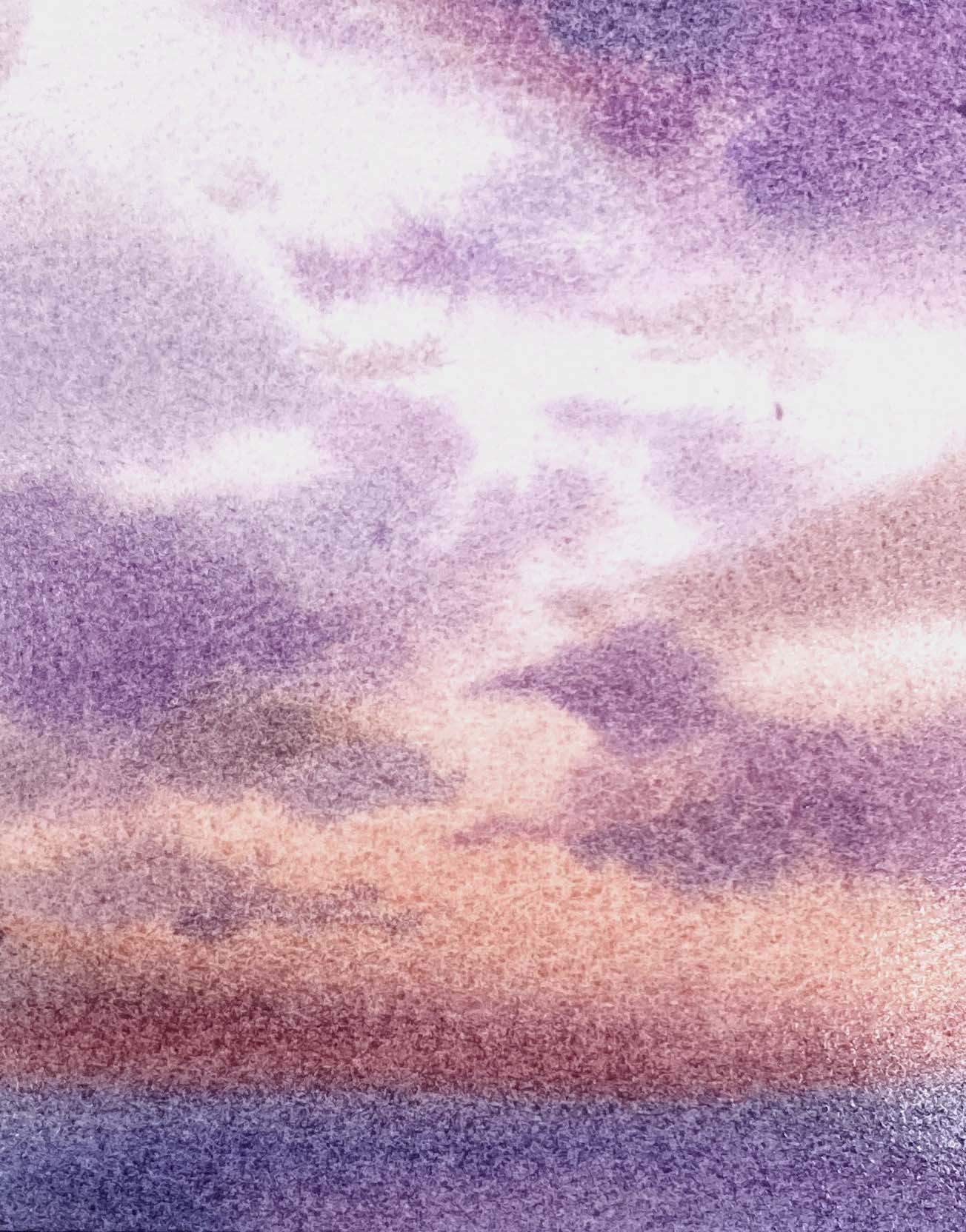 How to paint Sunset: Step-by-Step Easy watercolor Tutorial