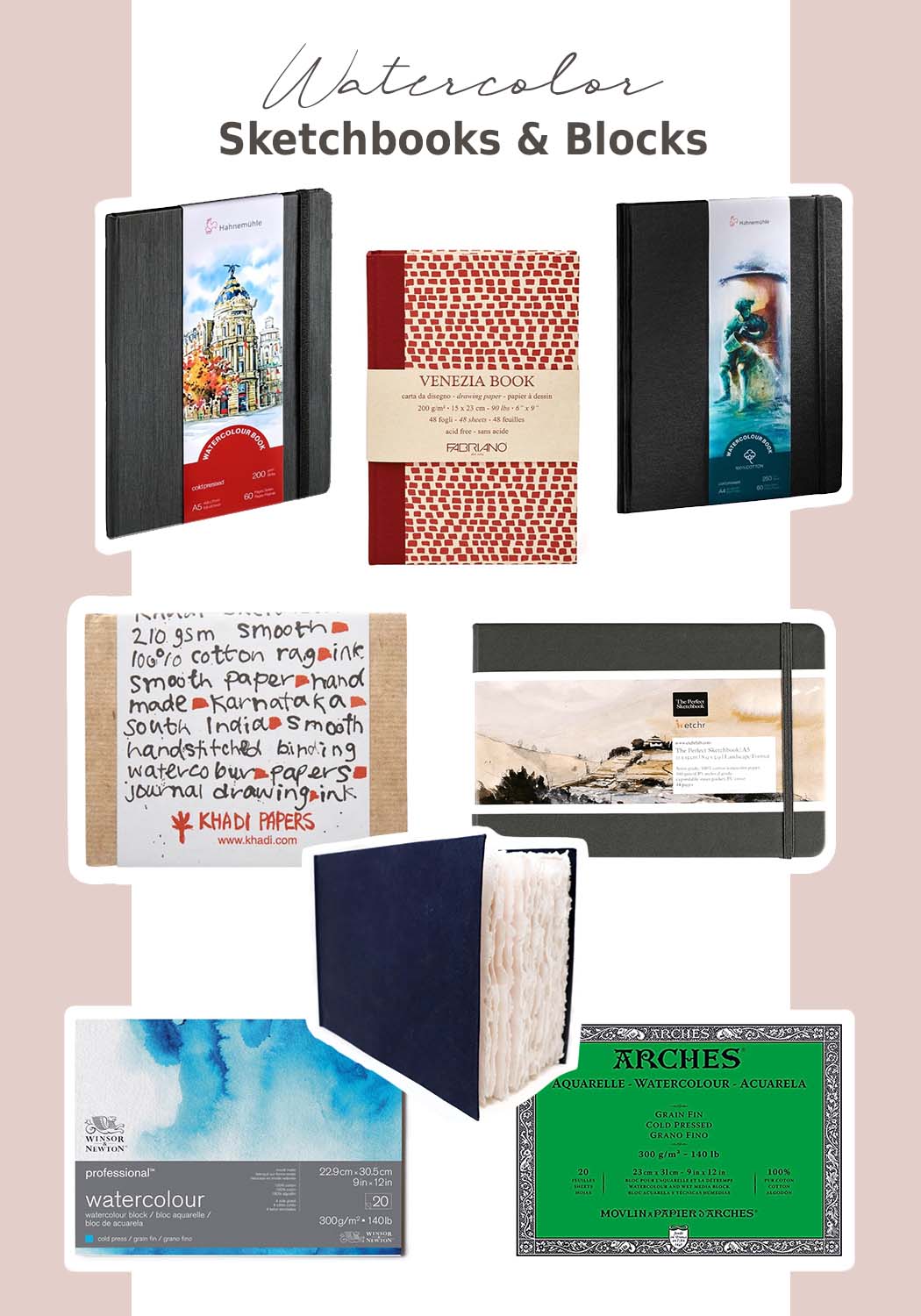 8 Top Picks for Watercolor Sketchbooks and Blocks